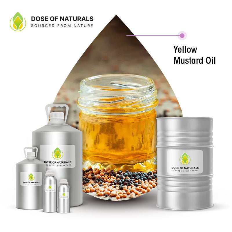 Buy Yellow Mustard Oil at Dose of Naturals – 100% Pure & Natural – dose ...